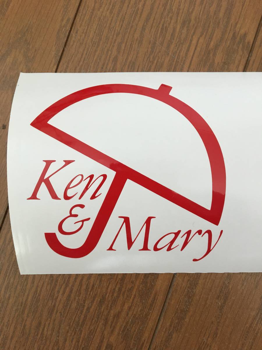 Ken&Mary カッティングステッカー レッド1枚 ケンメリ スカイライン 日産 レトロ 旧車(日産)｜売買されたオークション情報 ...