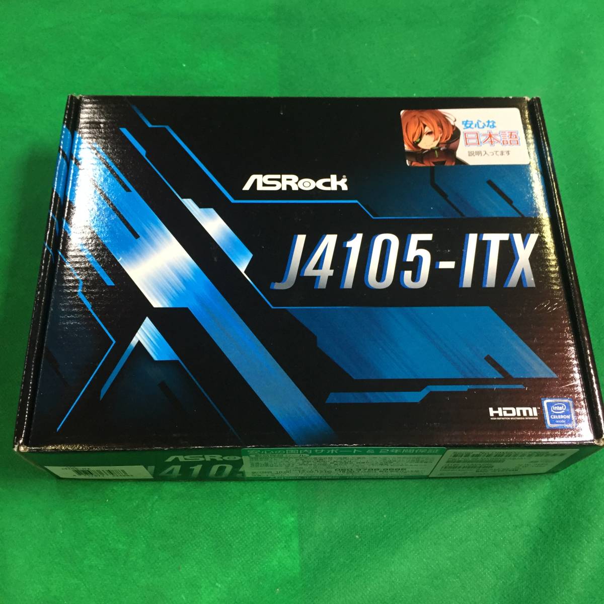 未検品 ASRock Intel Quad-Core Processor J4105チップセット搭載 Mini ITXマザーボード J4105 ...