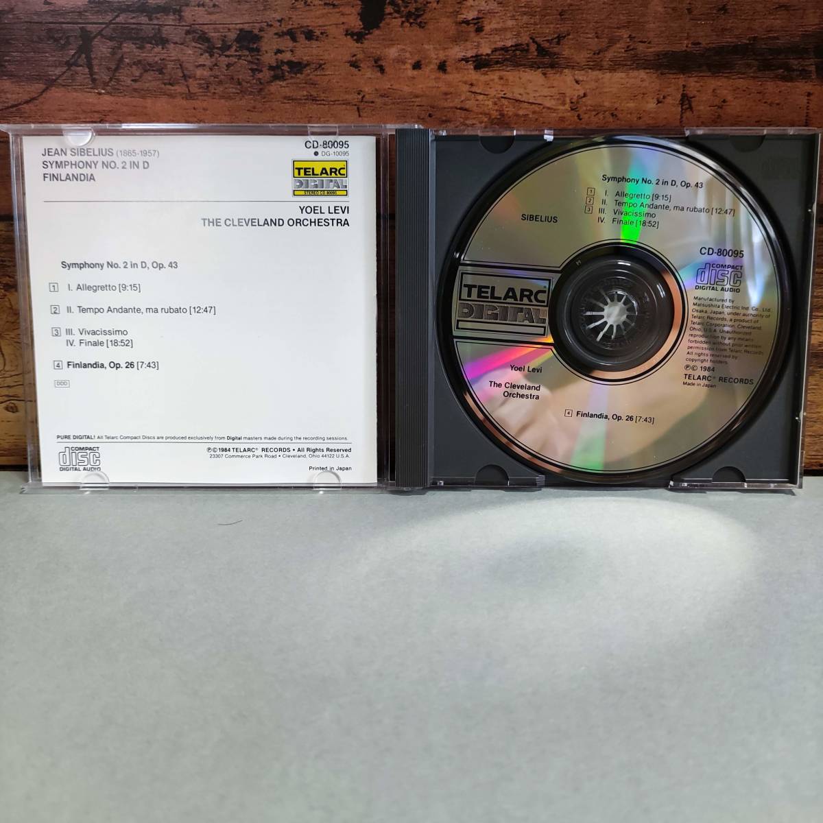 CD SIBELIUS SYMPHONY NO.2 IN D FINLANDIA / The Cleveland Orchestra Yoel Levi 輸入盤 C002(交響曲)｜売買された ...