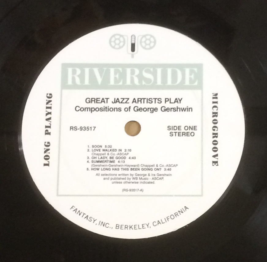 LP V.A／GREAT JAZZ ARTISTS PLAY COMPOSITIONS OF GEORGE GERSHWIN & HAROLD ...