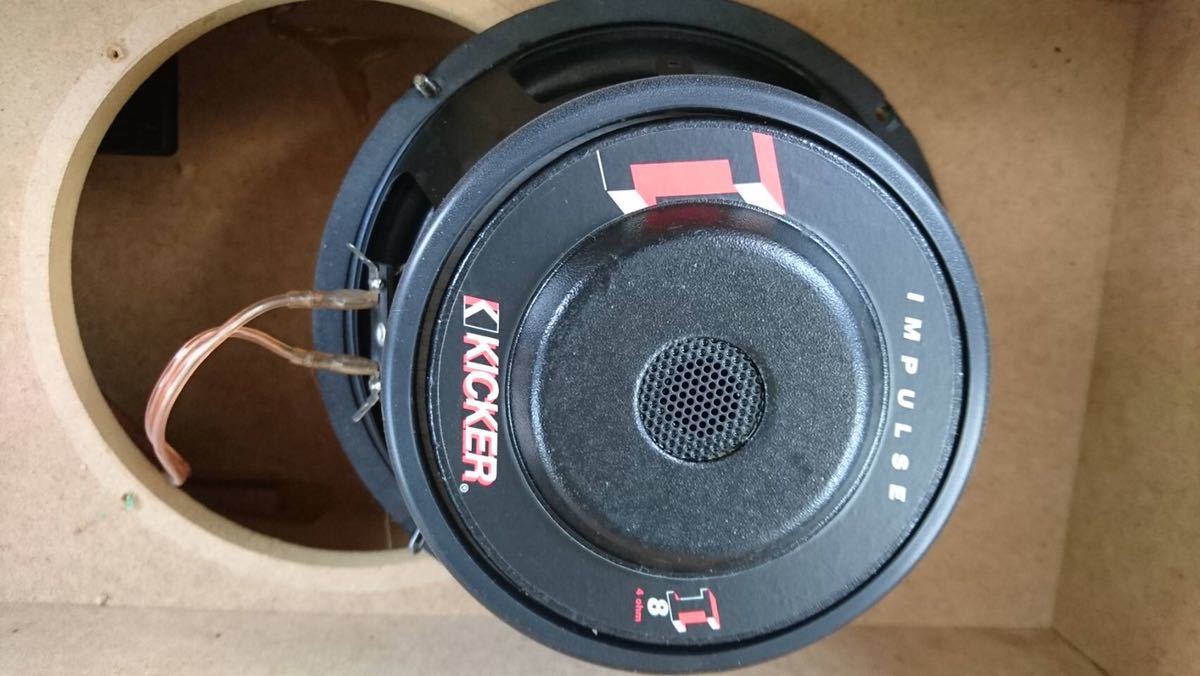 Kicker impulse i8 キッカー インパルス 8インチ ウーハー バンドパスボックス 品(ウーハー)｜売買されたオークション情報、yahooの商品情報をアーカイブ公開 ...