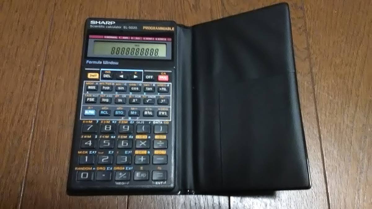 SHARP プログラマブル関数電卓 EL-5020(シャープ)｜売買されたオークション情報、yahooの商品情報をアーカイブ公開 ...