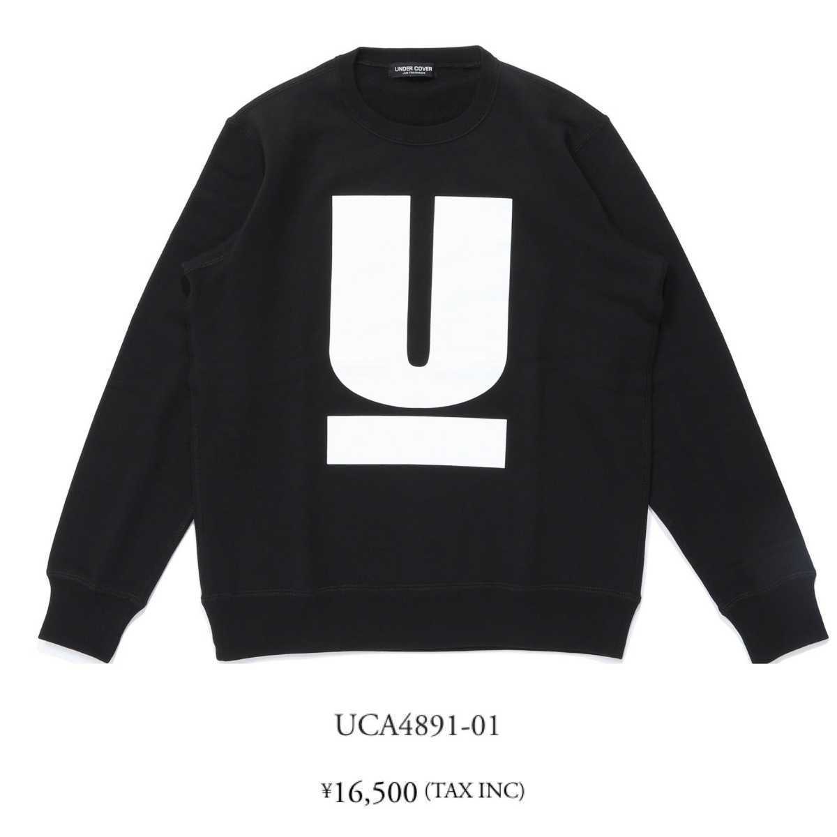 UNDERCOVER BASIC U LOGO CREWNECK BLACK アンダーカバー ロゴ スウェット トレーナー 黒 ブラック L 3(トレーナー)｜売買されたオークション情報 ...