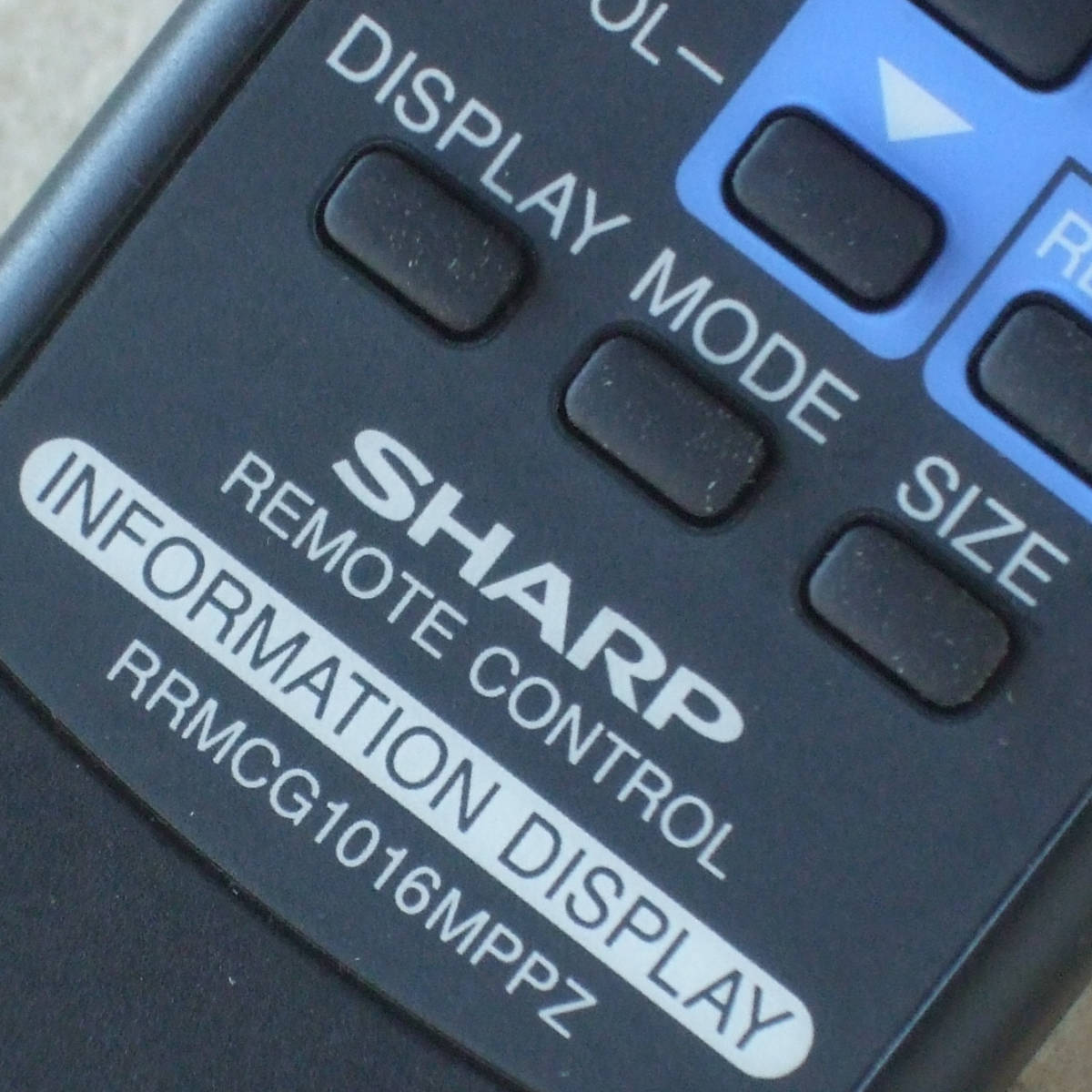送料360円 シャープ SHARP インフォメーション ディスプレイ 純正 リモコン RRMCG1016MPPZ(モニタ)｜売買されたオークション情報、yahooの商品情報をアーカイブ公開 ...