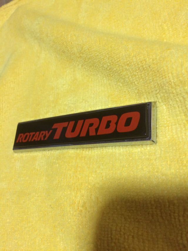 ROTARY TURBO ロータリーターボ エンブレム RX-7 SA22C FC3S FD3S 当時物(マツダ)｜売買されたオークション情報 ...