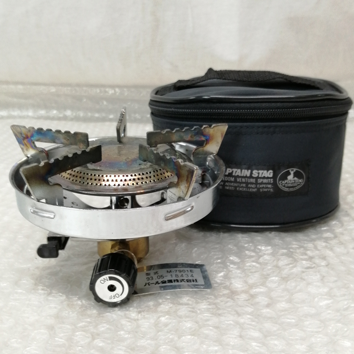 917E/CAPTAIN STAG キャプテンスタッグ 小型ガスバーナーコンロ M-7901E 収納ケース付き キャンプ アウトドア(カセットボンベ)｜売買されたオークション情報、yahooの ...
