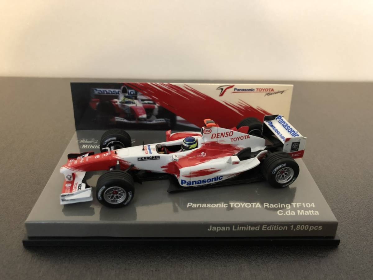 Panasonic TOYOTA RACING TF104 パナソニック トヨタレーシング TF104 ダ マッタ(レーシングカー)｜売買され ...
