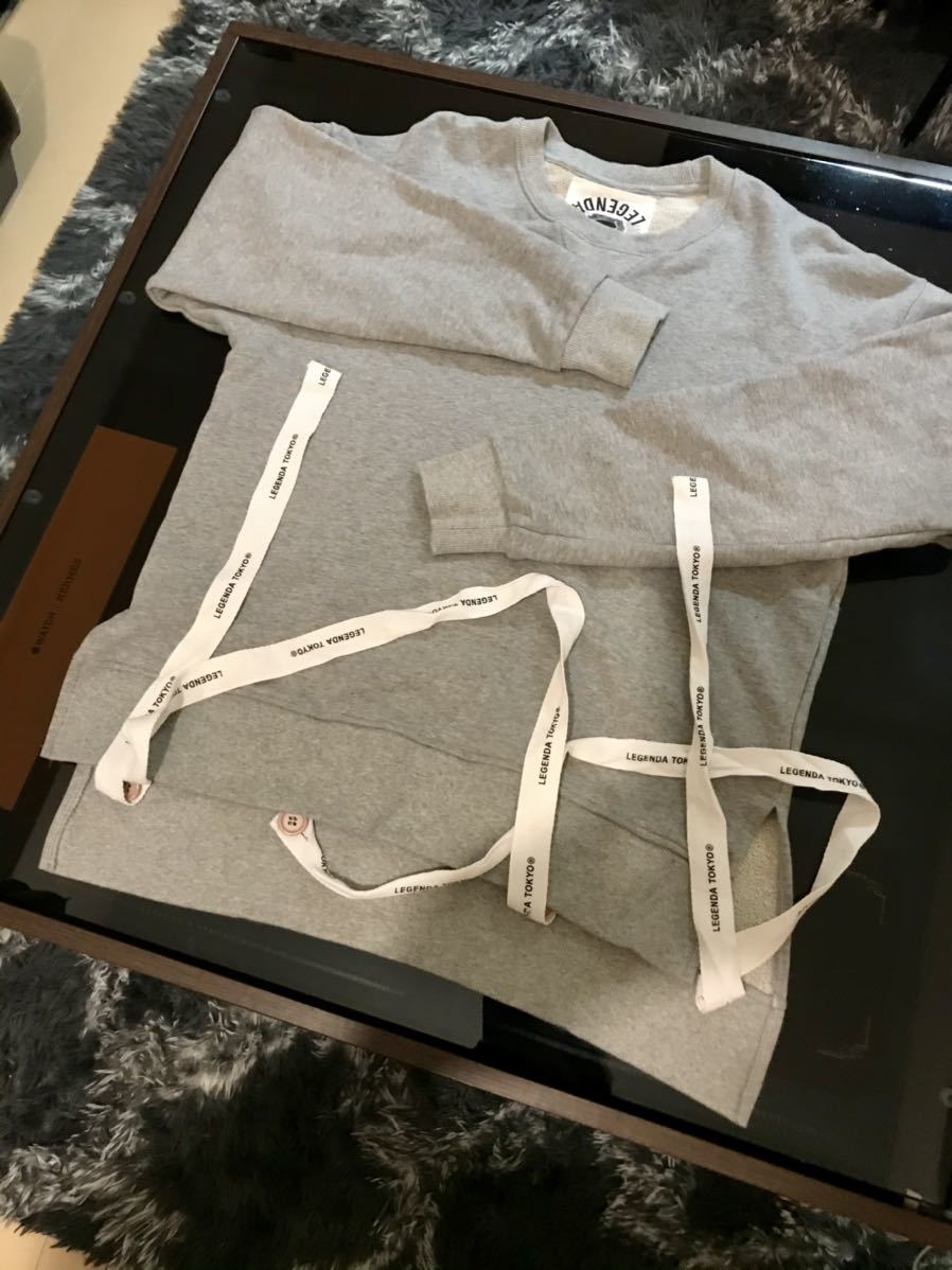 格安 LEGENDA テープ スウェット プルオーバー トレーナー レジェンダ FR2 fear of god fog 論理 rage ...