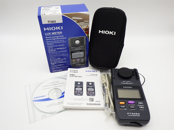 HIOKI 日置電機 照度計 FT3424 LUX METER 測定器 計測器(その他)｜売買されたオークション情報、yahooの商品情報を ...