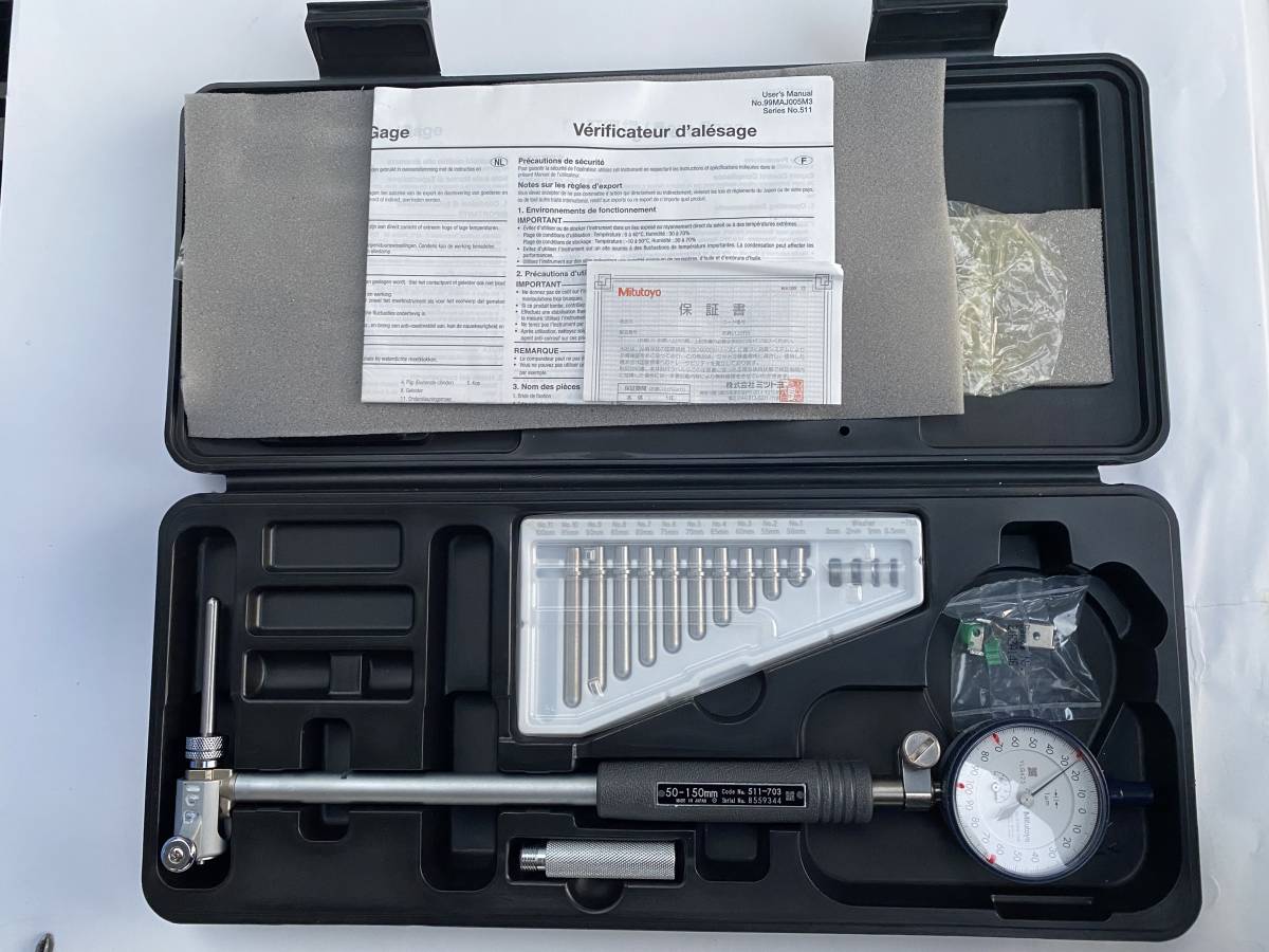ミツトヨ 標準シリンダーゲージ CG-150AX 511-703 ダイヤルゲージ付き 609201(基準器、ゲージ)｜売買されたオークション ...