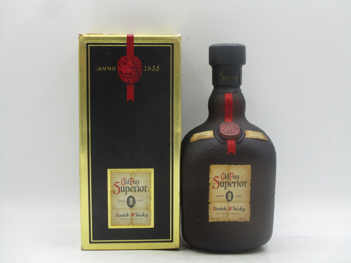 同梱OK商品 Old Parr SUPERIOR オールドパー スペリオール スコッチ ウイスキー 箱入 古酒 750ml T44043(スコッチ)｜売買されたオークション情報、yahooの ...