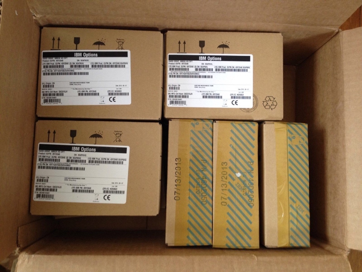 IBM 49Y1870 49Y1869 49Y1866 600G 15K SAS 3.5インチ HDD DS3512(その他)｜売買された ...