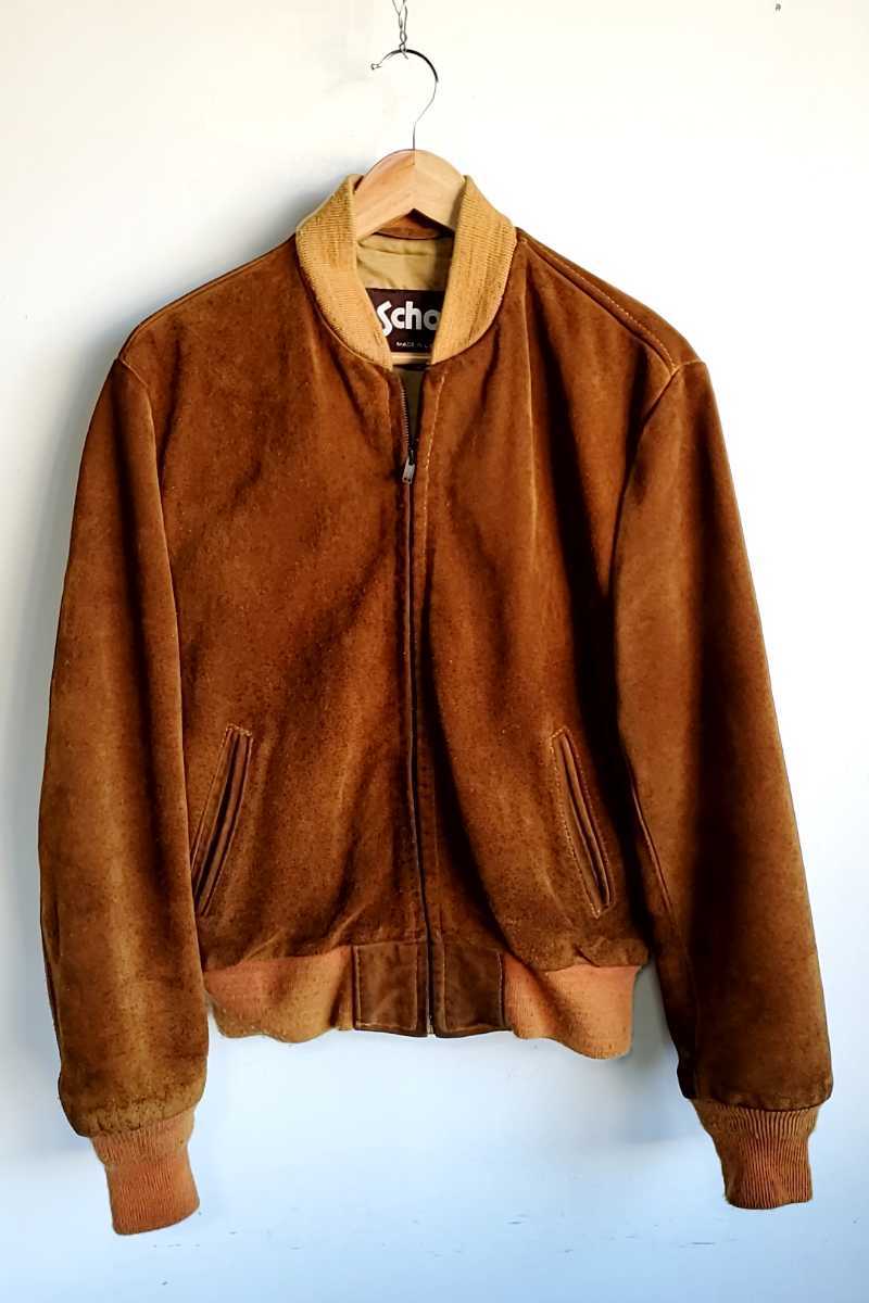 768 USA製 ショット SCHOTT スエードブルゾン 40 茶系 ブラウン レザージャケット 本革 レザー(ジャケット、上着)｜売買されたオークション情報、yahooの商品情報を ...