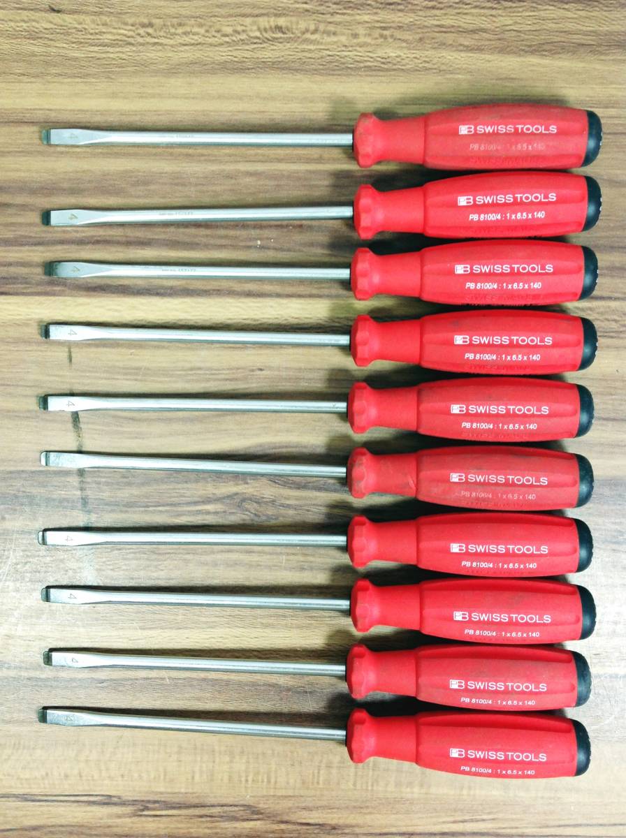 WH-7768 品 SWISS TOOLS PB マイナスドライバー No.4 計10本セット レターパックプラス 送料全国一律520円(マイナスドライバー)｜売買されたオークション情報 ...