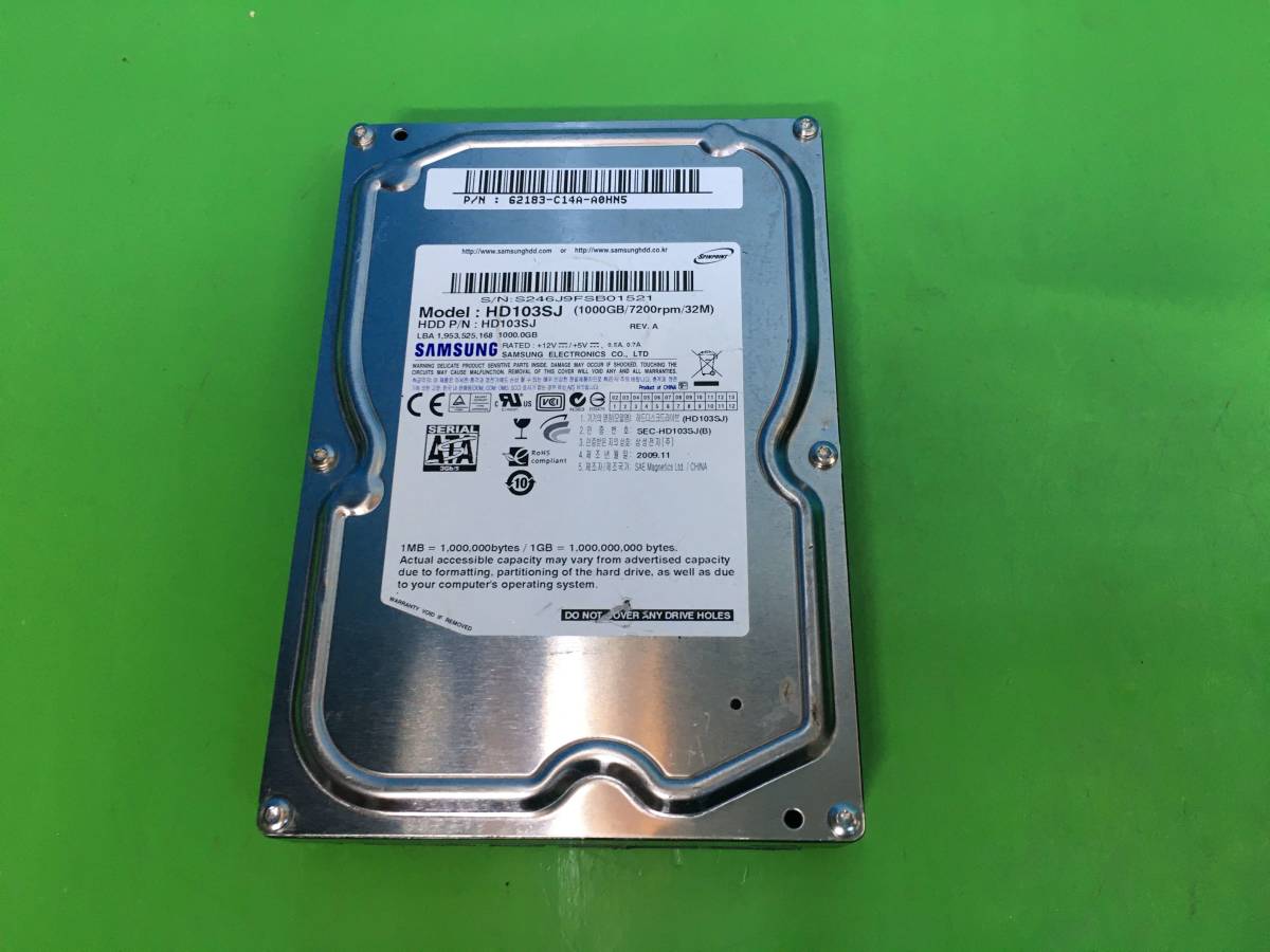 2213 SAMSUNG HDD HD103SJ 1TB 3.5インチ(1TB～)｜売買されたオークション情報、yahooの商品情報を ...