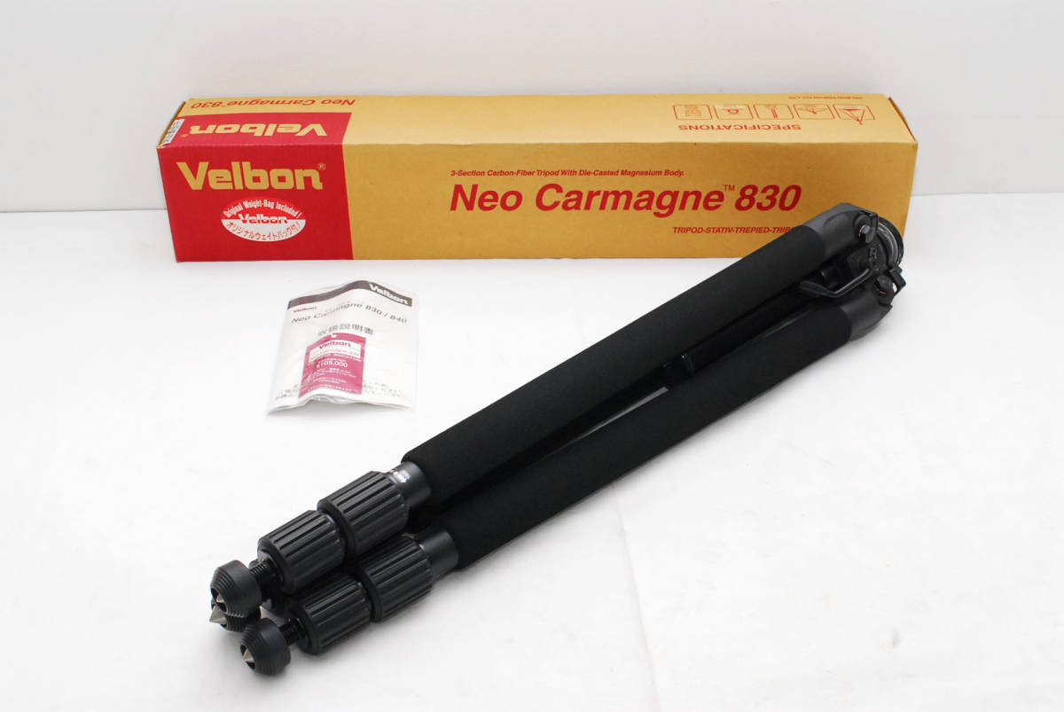 ベルボン Velbon ネオ カルマーニュ 830 Neo carmagne 大型 カーボン三脚 元箱付き(三脚)｜売買されたオークション情報 ...