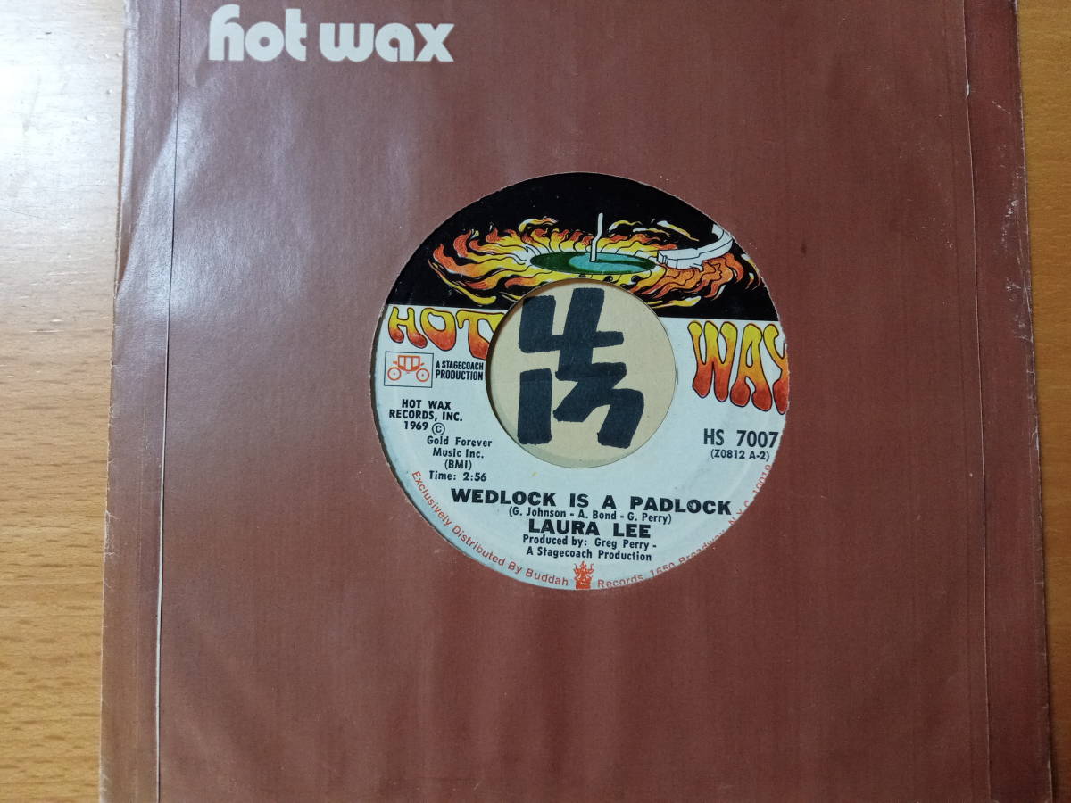 試聴 1969 Greg Perry x LAURA LEE WEDLOCK IS A PADLOCK NM(R&B、ソウル)｜売買された ...