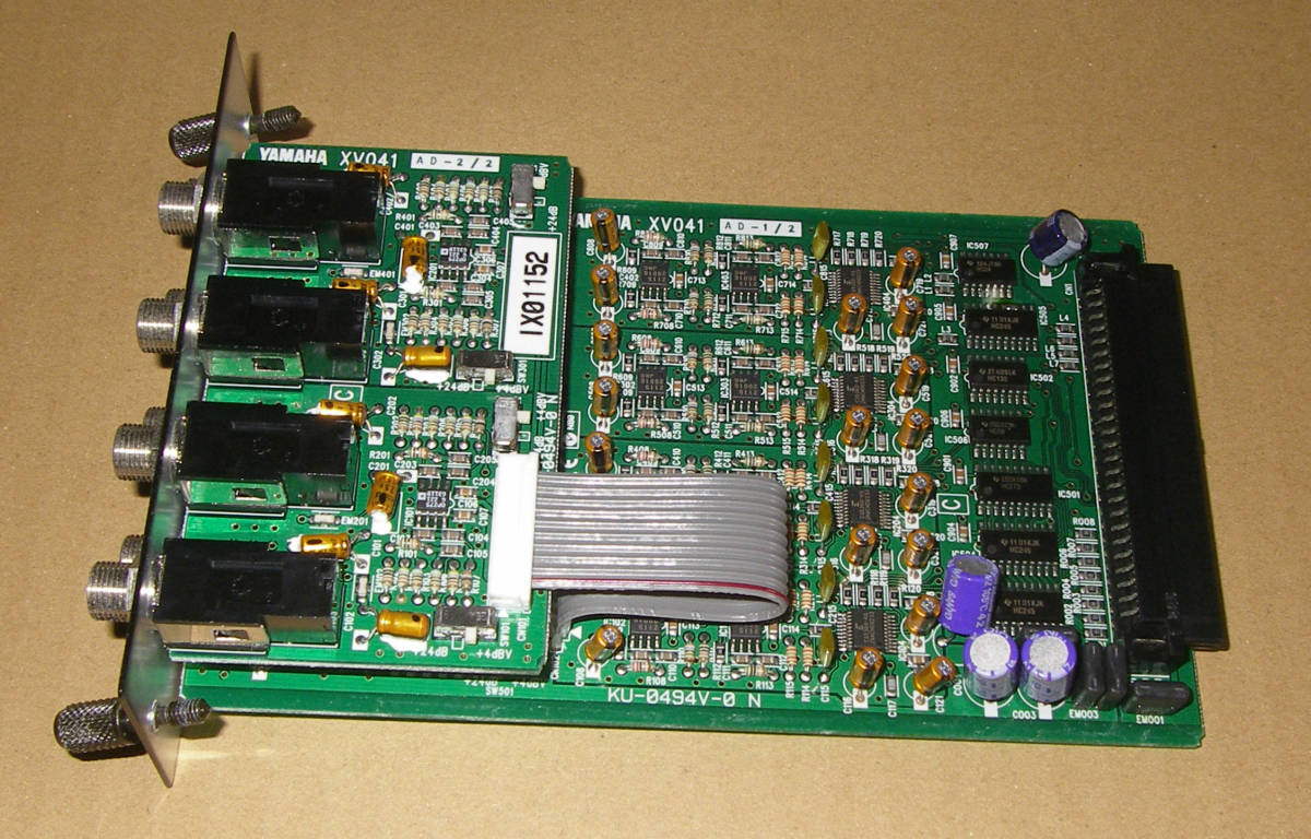 YAMAHA AC CARD MY8-AD24 24bit OK MADE in JAPAN(マルチトラックレコーダー)｜売買された ...
