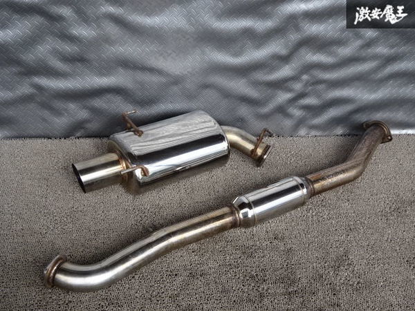 BLITZ ブリッツ NUR SPEC ニュルスペック S15 シルビア SR20DET ターボ ステンレス マフラー 砲弾テール 棚1J22 ...
