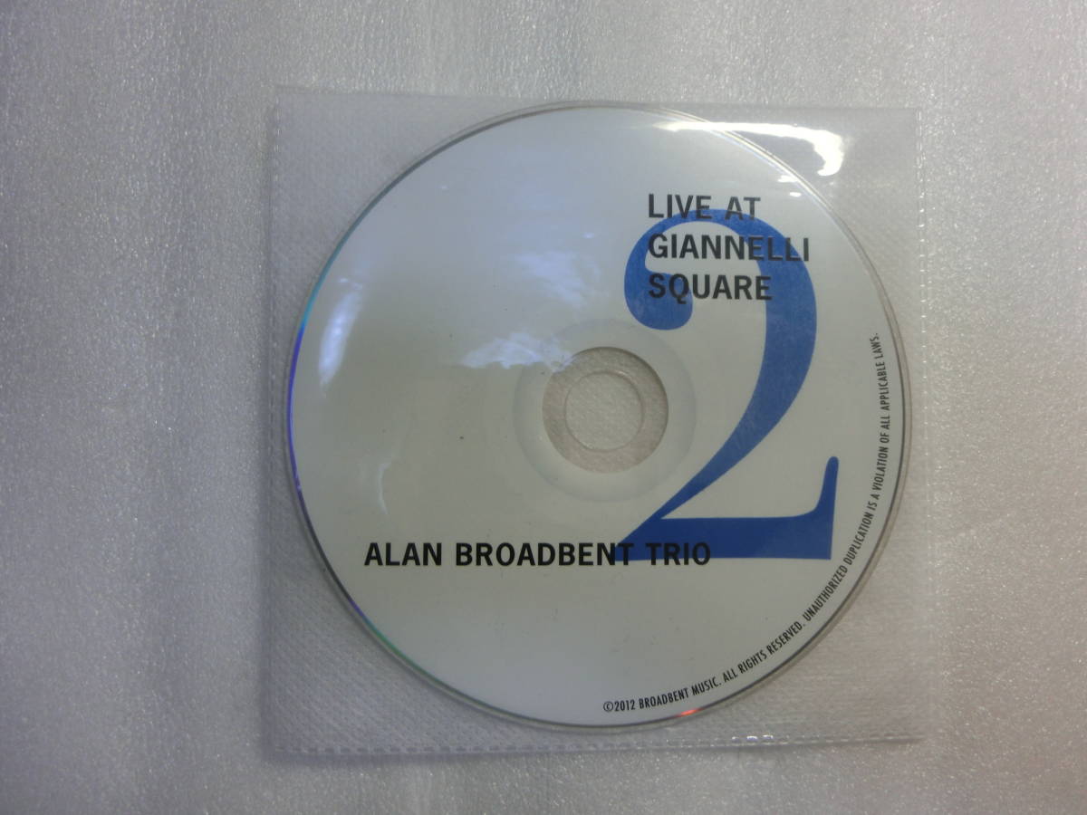 紙ジャケ Alan Broadbent / Live At Giannelli Square Vol.2 Chilly Bin Records ...