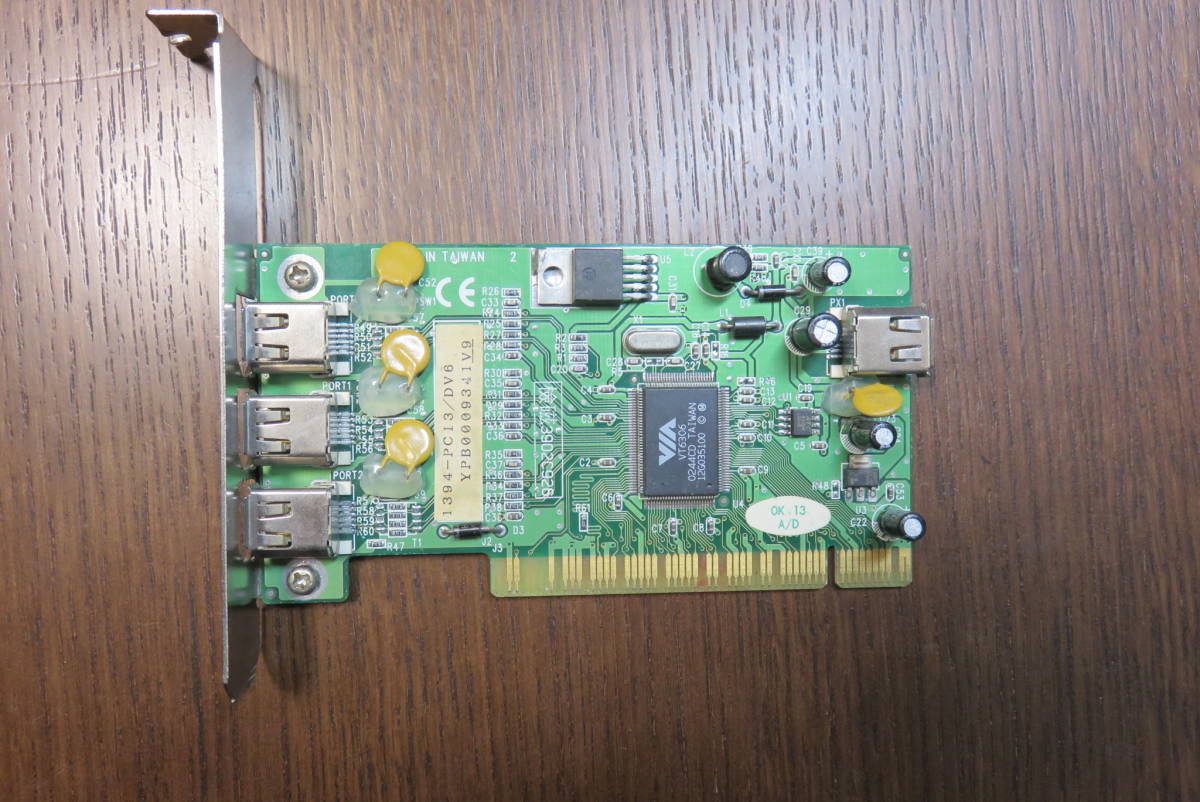 PCIカード IOデータ社 1394－PCI3/DV6 IEEE1394×4ポート Win10 み Fire Wire i.Link ...