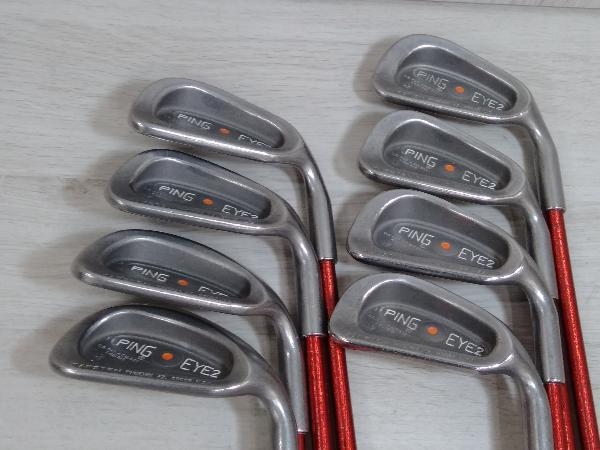 ジャンク アイアンセット 8本 PING ピン EYE2 USAシャフト レッドシャフト(ピン)｜売買されたオークション情報、yahooの商品情報をアーカイブ公開 - オークファン ...