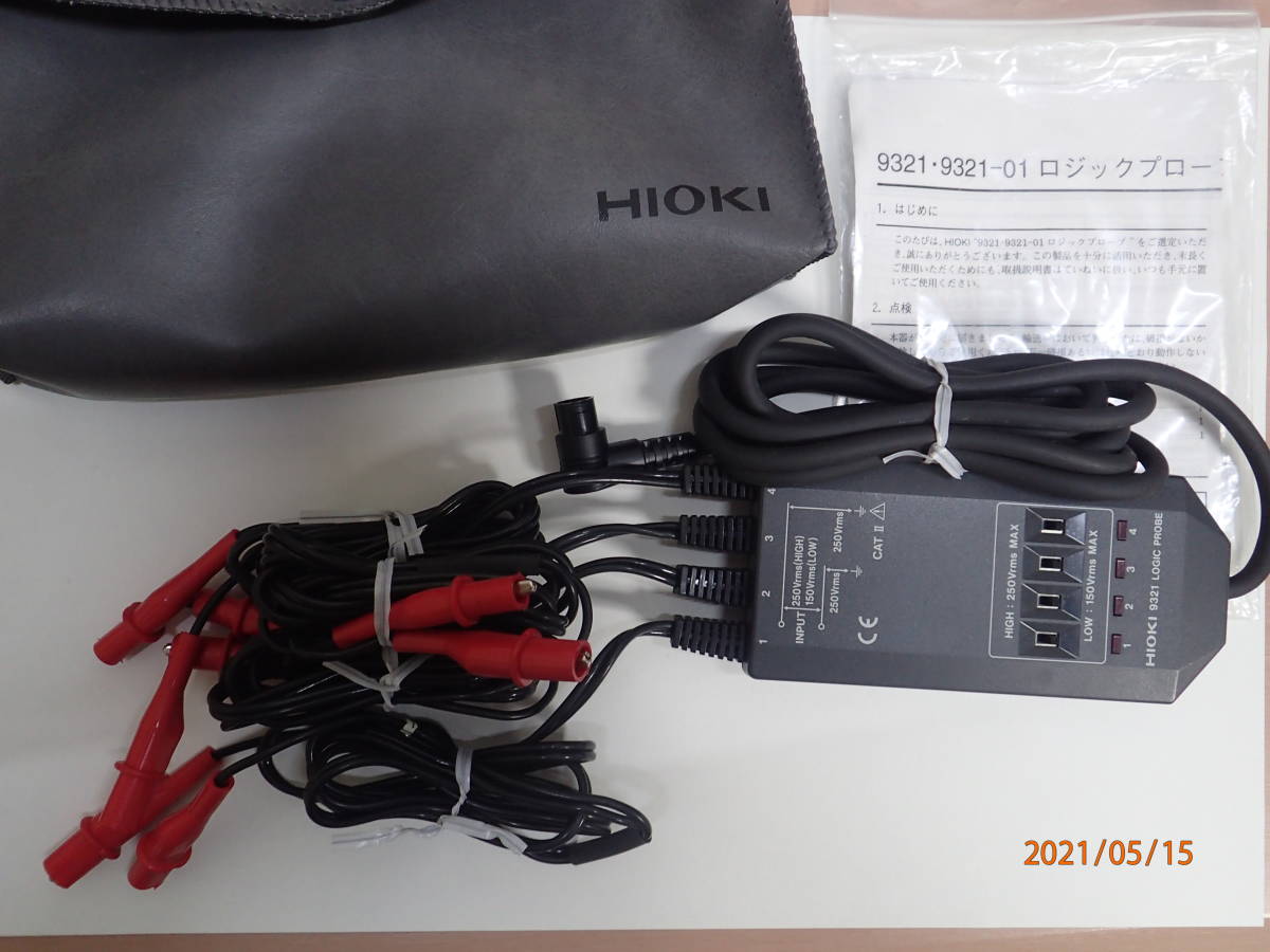 HIOKI 日置 ロジックプローブ LOGIC PROBE 9321 メモリハイコーダ(電気計測器)｜売買されたオークション情報、yahooの ...