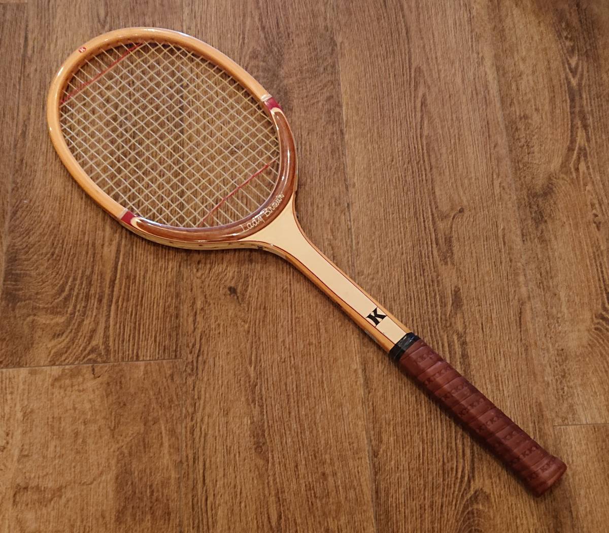1 ヴィンテージ KAWASAKI Lady Brown カワサキ レディー ブラウン 硬式テニス用木製 ウッド ラケット(硬式用ラケット)｜売買されたオークション情報、yahooの商品情報を ...