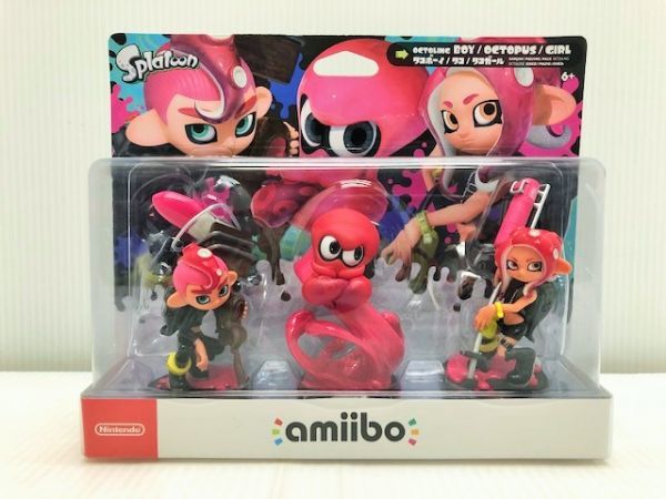 SZ1295-0406-43 amiibo トリプルセット タコガール/タコ/タコボーイ スプラトゥーンシリーズ(ニンテンドースイッチアクセサリー)｜売買されたオークション情報、yahooの ...