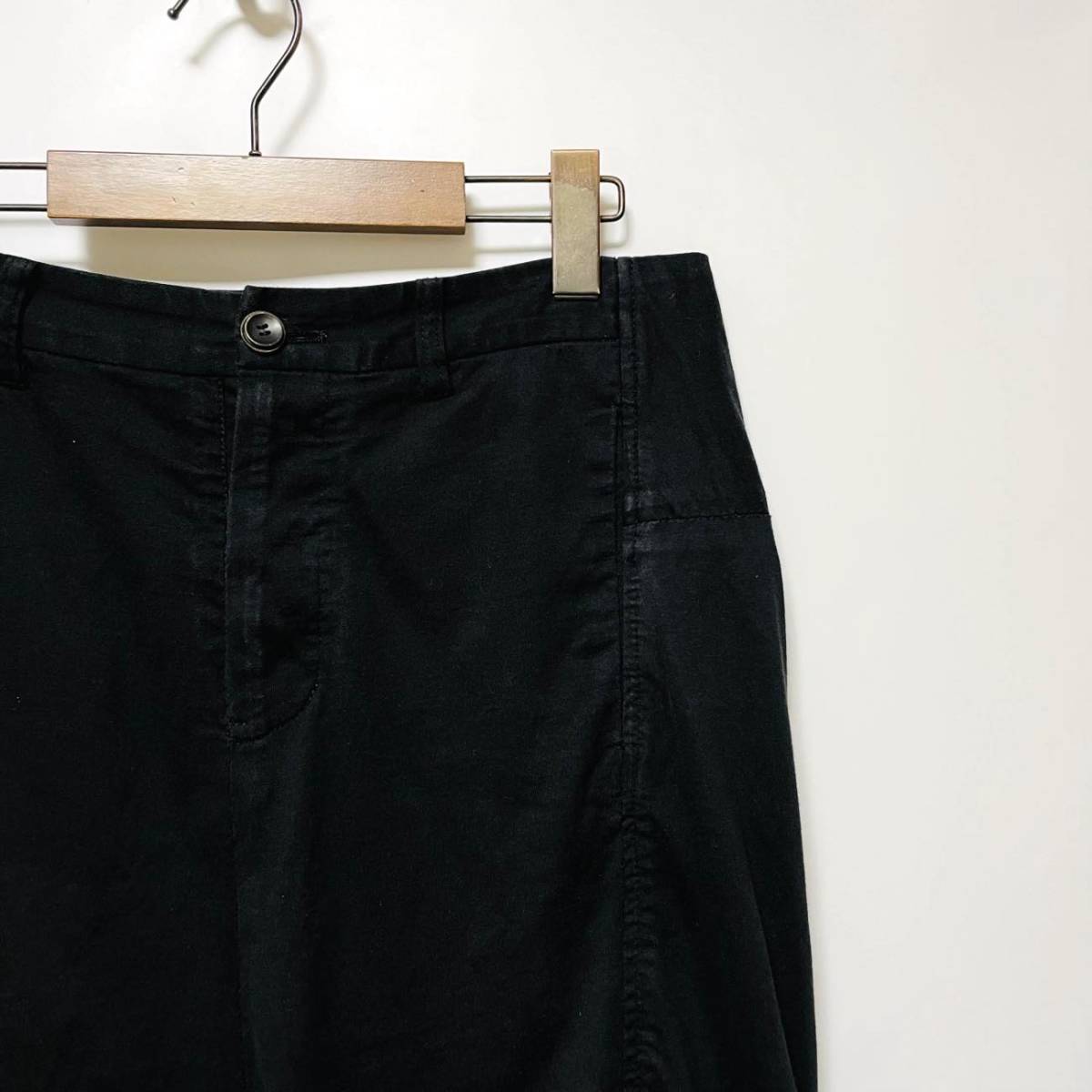 インディビジュアルセンチメンツ コットンサルエルハーフパンツ 0 送料370円 individual sentiments メンズ クロップド julius devoa 黒(サルエルパンツ ...