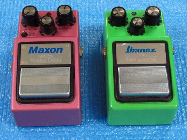 MAXON マクソン Analog Delay アナログディレイ AD9Pro / Ibanez TS9 Tube Screamer チューブスクリーマー 管理3R804EJ(エフェクター ...