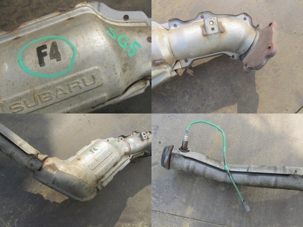 フォレスター TA-SG5 EJ20-DET フロントマフラー フロントパイプ 触媒 キャタライザー F4(触媒、エキマニ、フロントパイプ)｜売買されたオークション情報、yahooの商品情報を ...