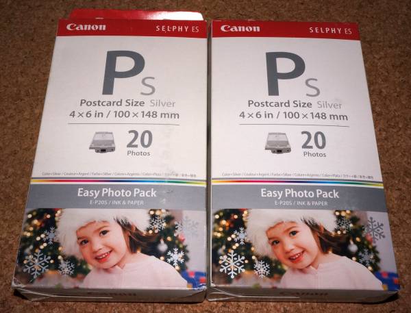 Canon SELPHY ES イージーフォトパック シルバー E-P20S 2個セット(キヤノン)｜売買されたオークション情報、yahooの商品情報をアーカイブ公開 - オークファン ...