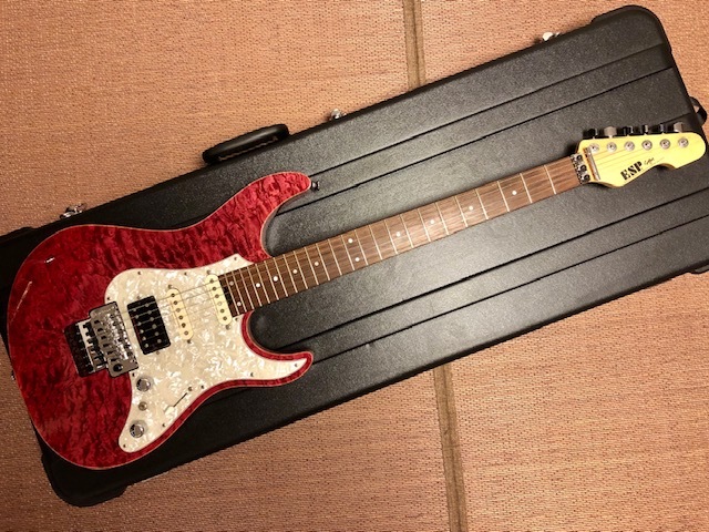 ESP SNAPPER-CTM24-FR Magenta キルティッドメイプル ギター 赤 edwards suhr ibanez ...