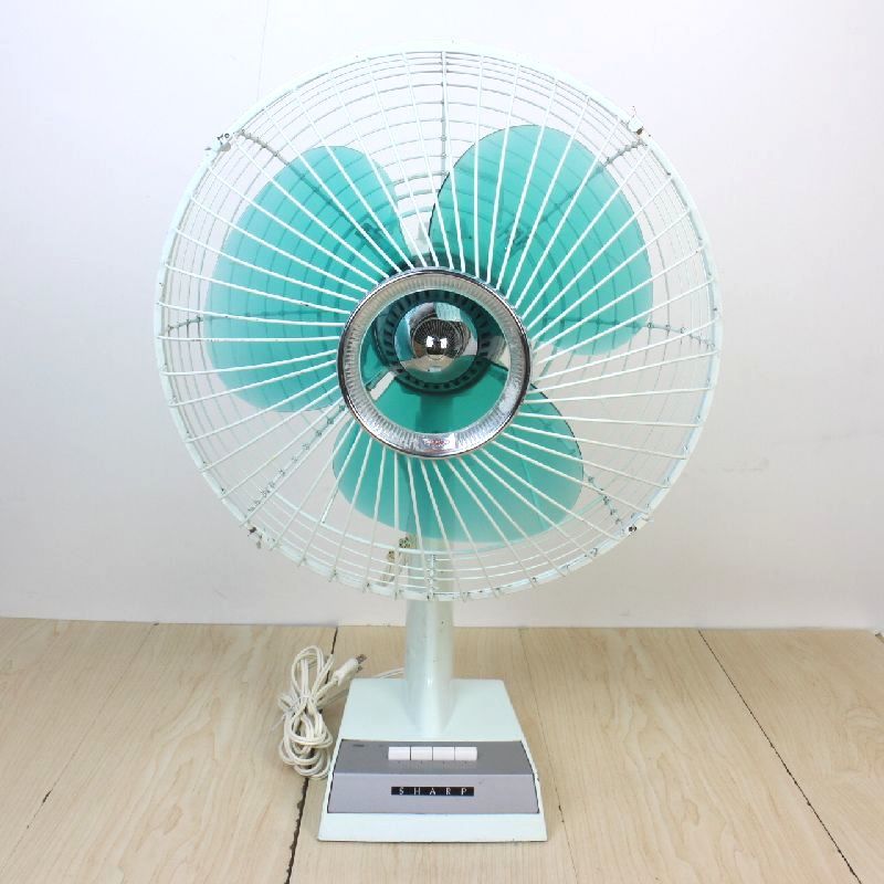 SHARP シャープ PD-257 ELECTRIC FAN 扇風機 ライトグリーン 砲弾型 昭和レトロ(扇風機)｜売買されたオークション情報、yahooの商品情報をアーカイブ公開 ...