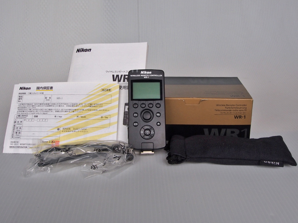 ニコン ワイヤレスリモートコントローラ WR-1(リモコン)｜売買されたオークション情報、yahooの商品情報をアーカイブ公開 - オークファン（aucfan.com）
