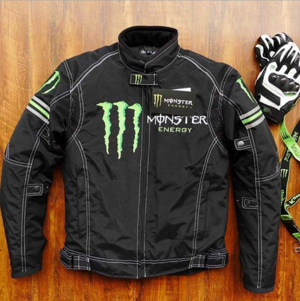 MONSTER ENERGY モンスターエナジー レーシング 冬用ライナー付き ジャケット ツーリング ンプロテクター付 サイズ指定 きます ...
