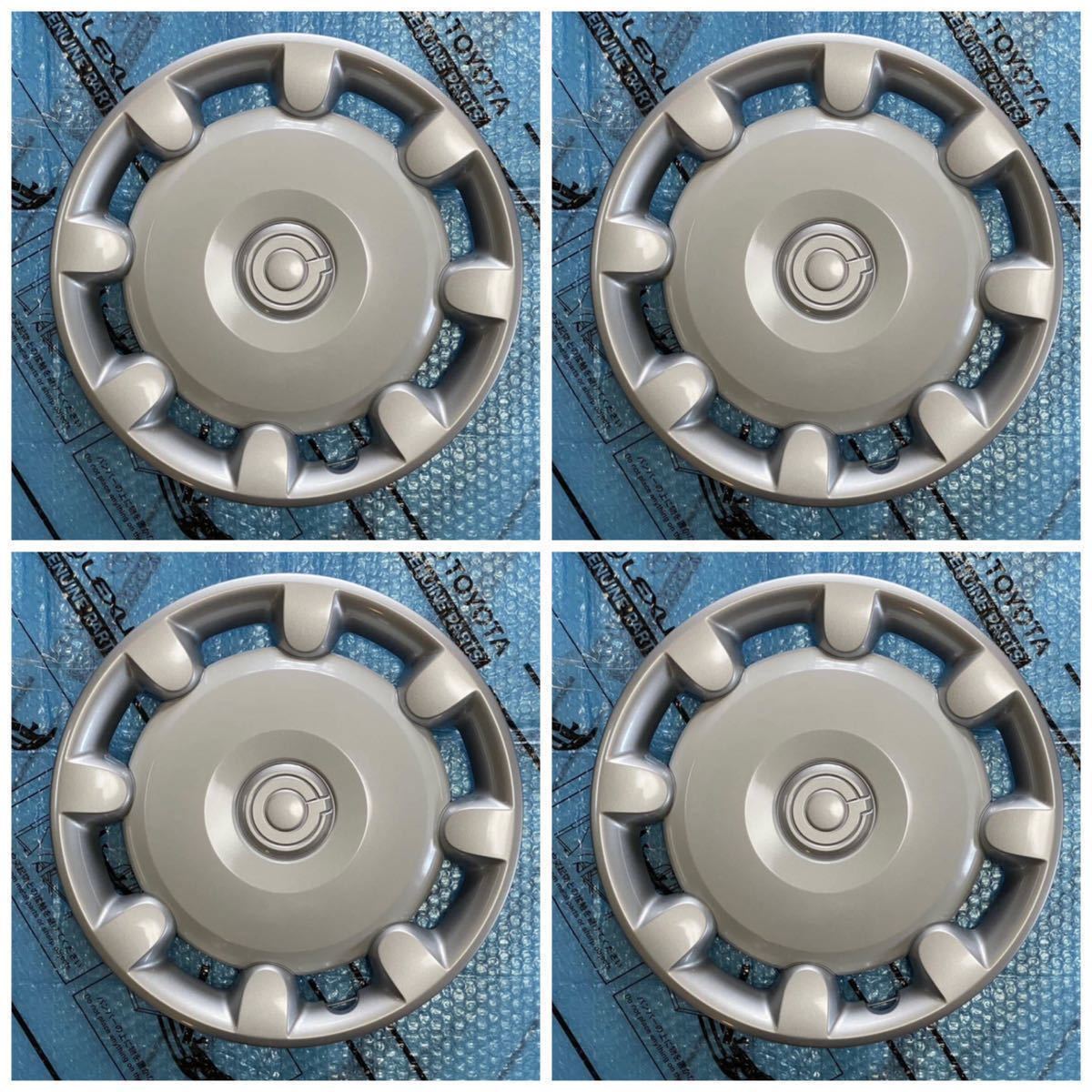 LA800 ムーヴ キャンパス ダイハツ純正 14インチ ホイールキャップ 4枚 シルバー ホワイトパール 新車外し カバー④(純正品)｜売買 ...