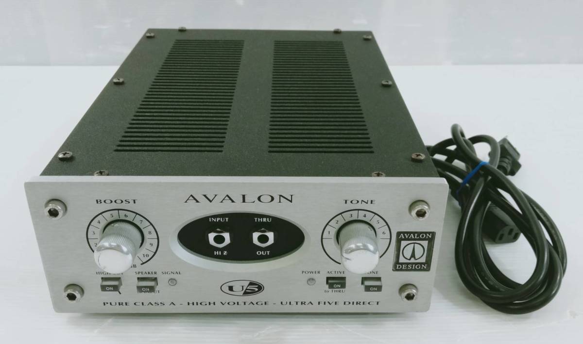AVALON DESIGN アバロンデザイン ダイレクトボックス U5 / Class A DI Preamp 国内正規品(DI（ダイレクト ...