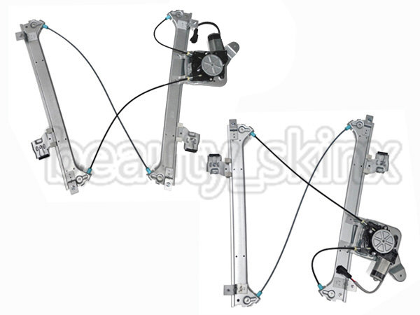 シボレー シルバラード GMC シエラ 他 パワーウィンドウレギュレーターリア/リヤ 左右 モーター付 19301980 19301981 ...