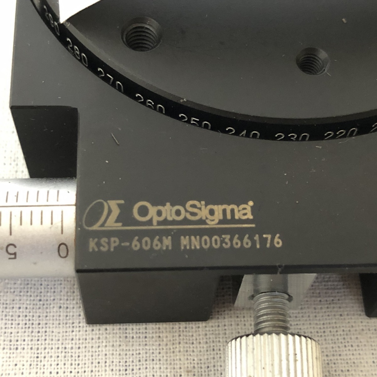 Opto Sigma θ軸 回転 粗微動ステージ KSP-606M(電材、配電用品)｜売買されたオークション情報、yahooの商品情報をアーカイブ公開 - オークファン（aucfan.com）