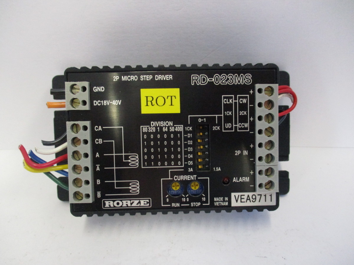 RORZE RD-023MS 低振動2相ステッピングモータ&ドライバ(その他)｜売買されたオークション情報、yahooの商品情報をアーカイブ公開 - オークファン（aucfan.com）