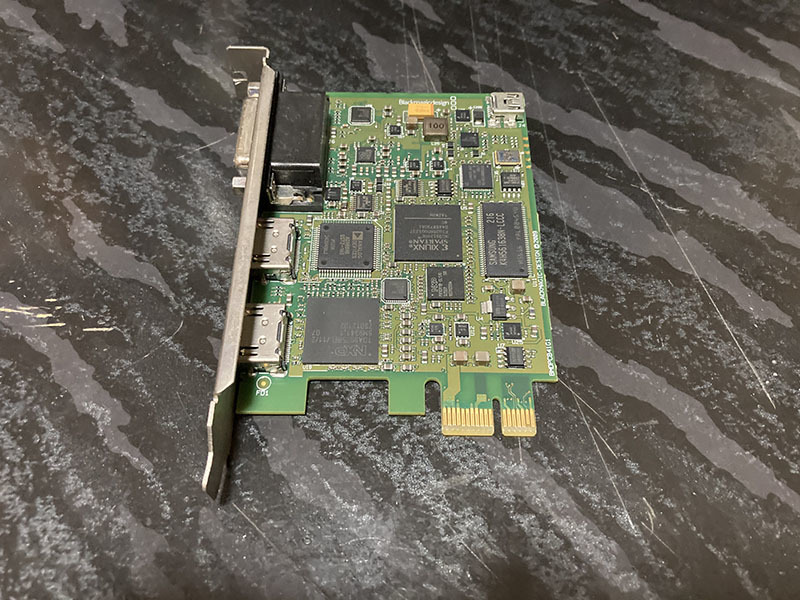 Blackmagic Design Intensity Pro HDMIキャプチャーボード ブレイクアウトケーブル付(ビデオキャプチャカード ...