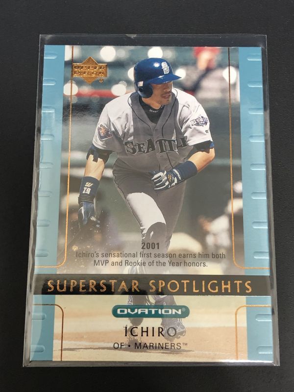 2002 Upper Deck Ovation #94 Ichiro 2001 Superstar Spotlight MLB Seattle Mariners イチロー シアトル マリナーズ ...