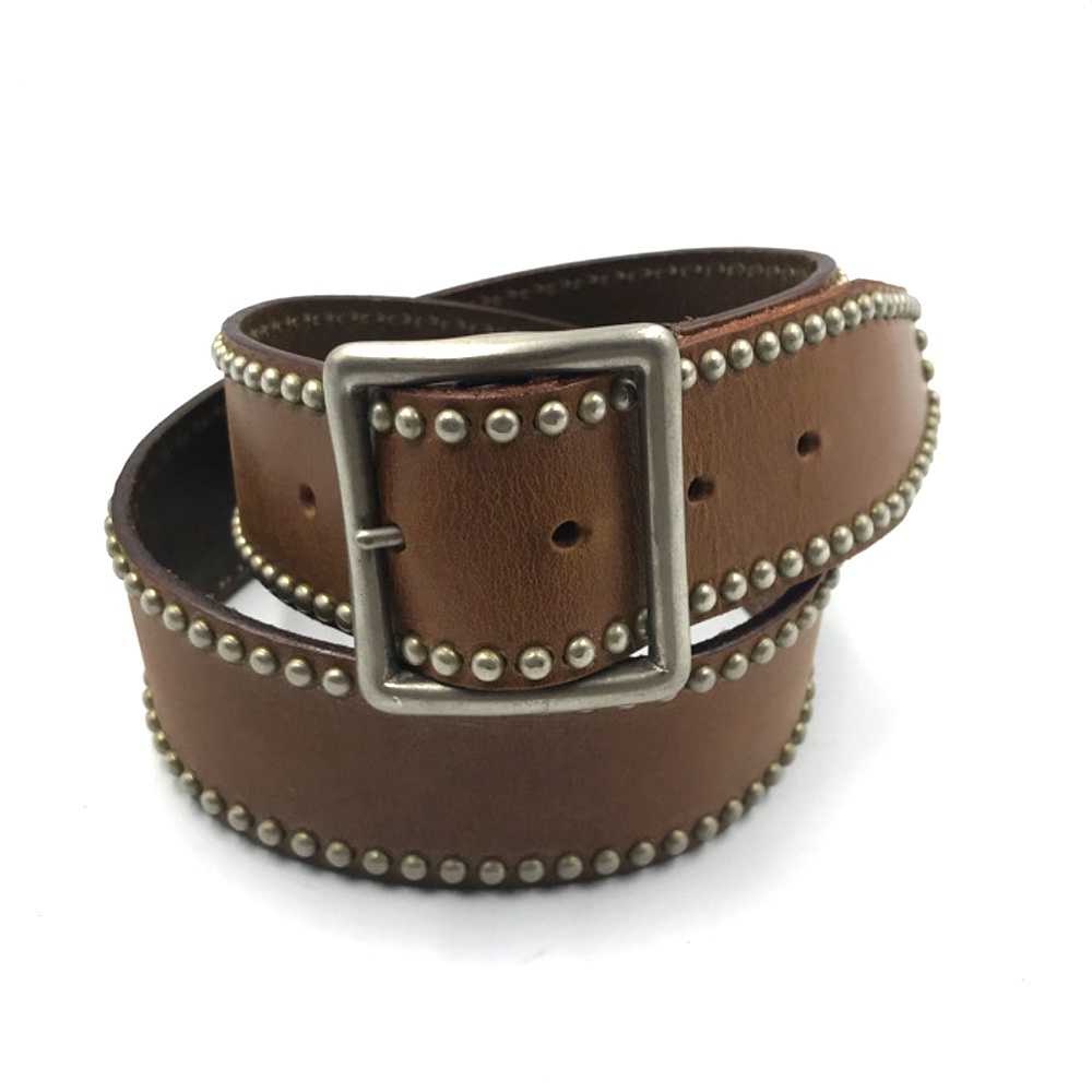 国内正規品 Whitehouse Cox ホワイトハウスコックス ベルト B1560 Studed Belt UKブライドルレザー スタッズ ...