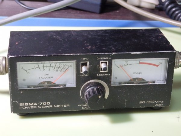 SIGMA-700 SWR計 POWER METER パワーメーター YGK08K(アマチュア無線)｜売買されたオークション情報、yahooの ...