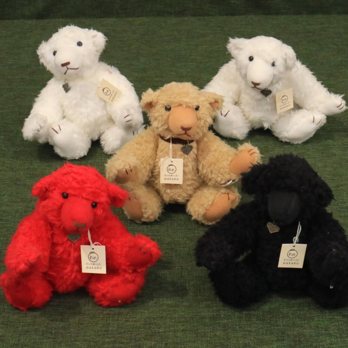 あ//A2774 非売品 hiromichi nakano ヒロミチナカノ テディベア 5体(体長10cm - 30cm)｜売買されたオークション情報、yahooの商品情報をアーカイブ公開 ...