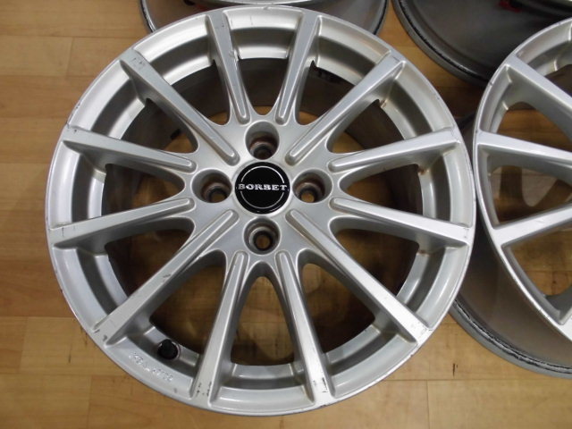 BORBET type BL4 ボルベット ホイール 4本 4H-100 16インチ 7J+45 BMW MINI ミニ R55 R56 ...