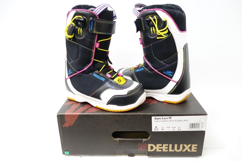 11/12 DEELUXE ALPHA LARA レディース22.5cm TF スノーボードブーツ ディーラックス アルファ ララ サーモインナー(22.5cm)｜売買されたオークション情報 ...