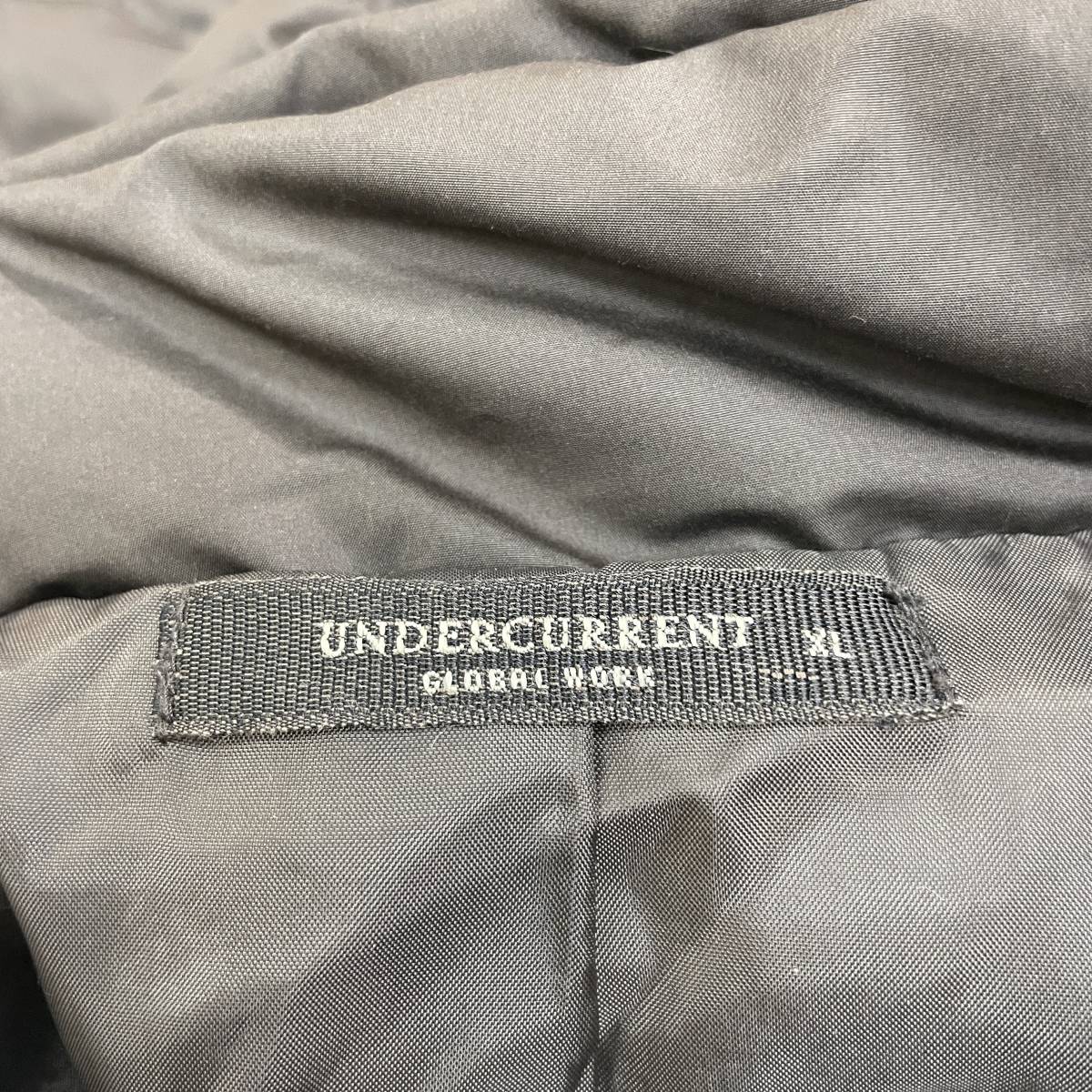 A-18 UNDERCURRENT GLOBAL WORK ジップ ライトダウンコート 茶系/サイズXL(XLサイズ以上)｜売買されたオークション情報、yahooの商品情報をアーカイブ公開 ...